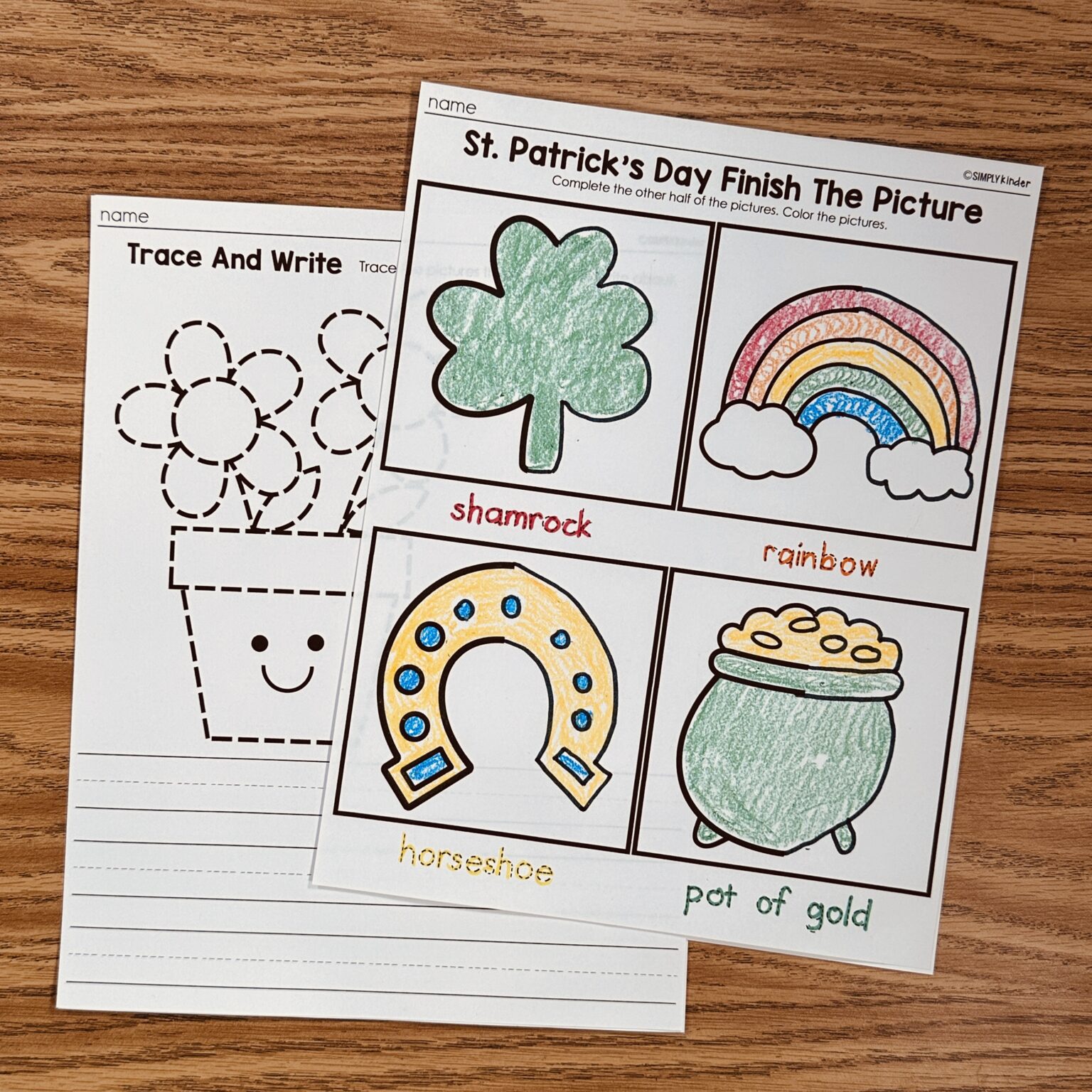 March Fine Motor Printables - Simply Kinder + Printable Membership