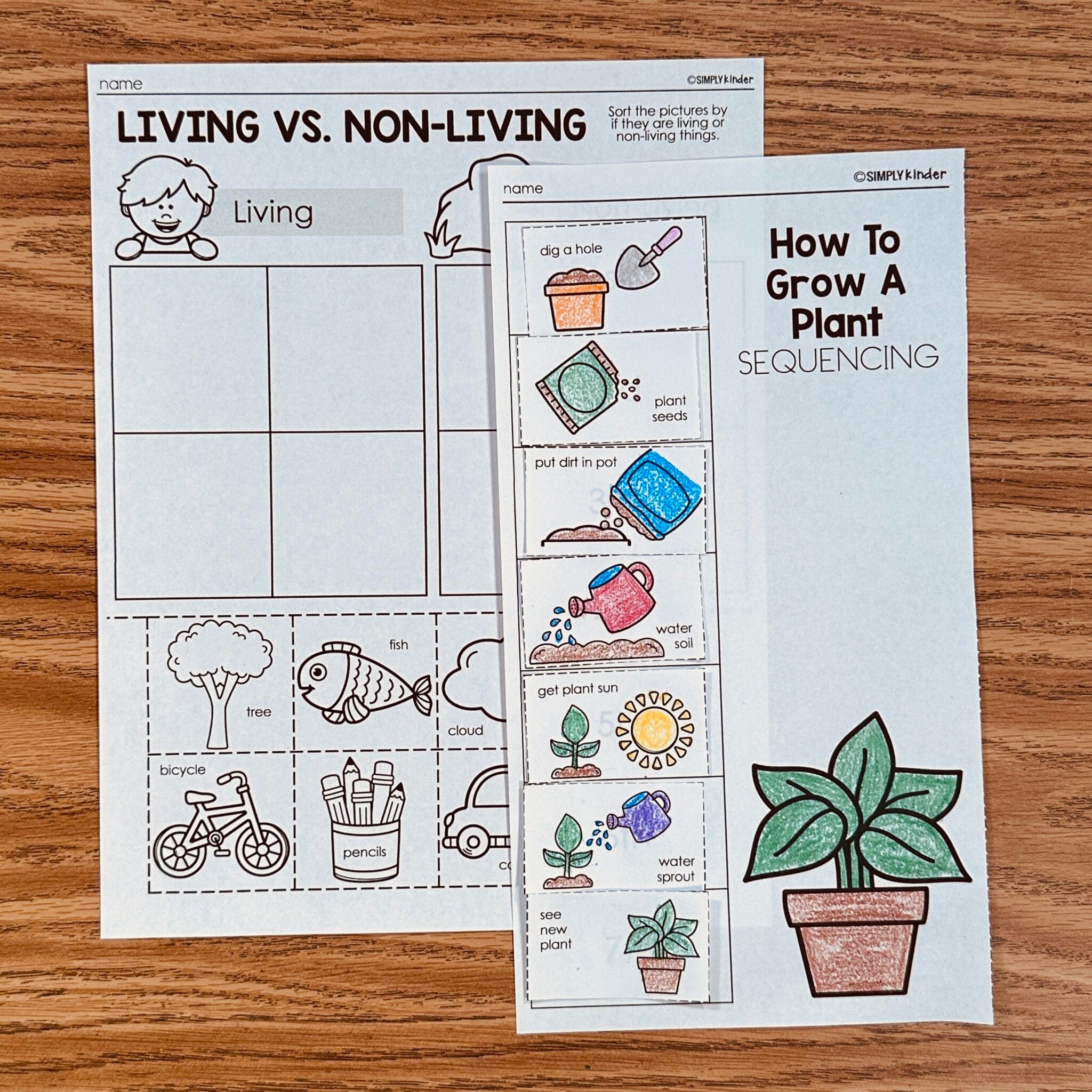 March Sequencing And Sorting Printables - Simply Kinder + Printable ...
