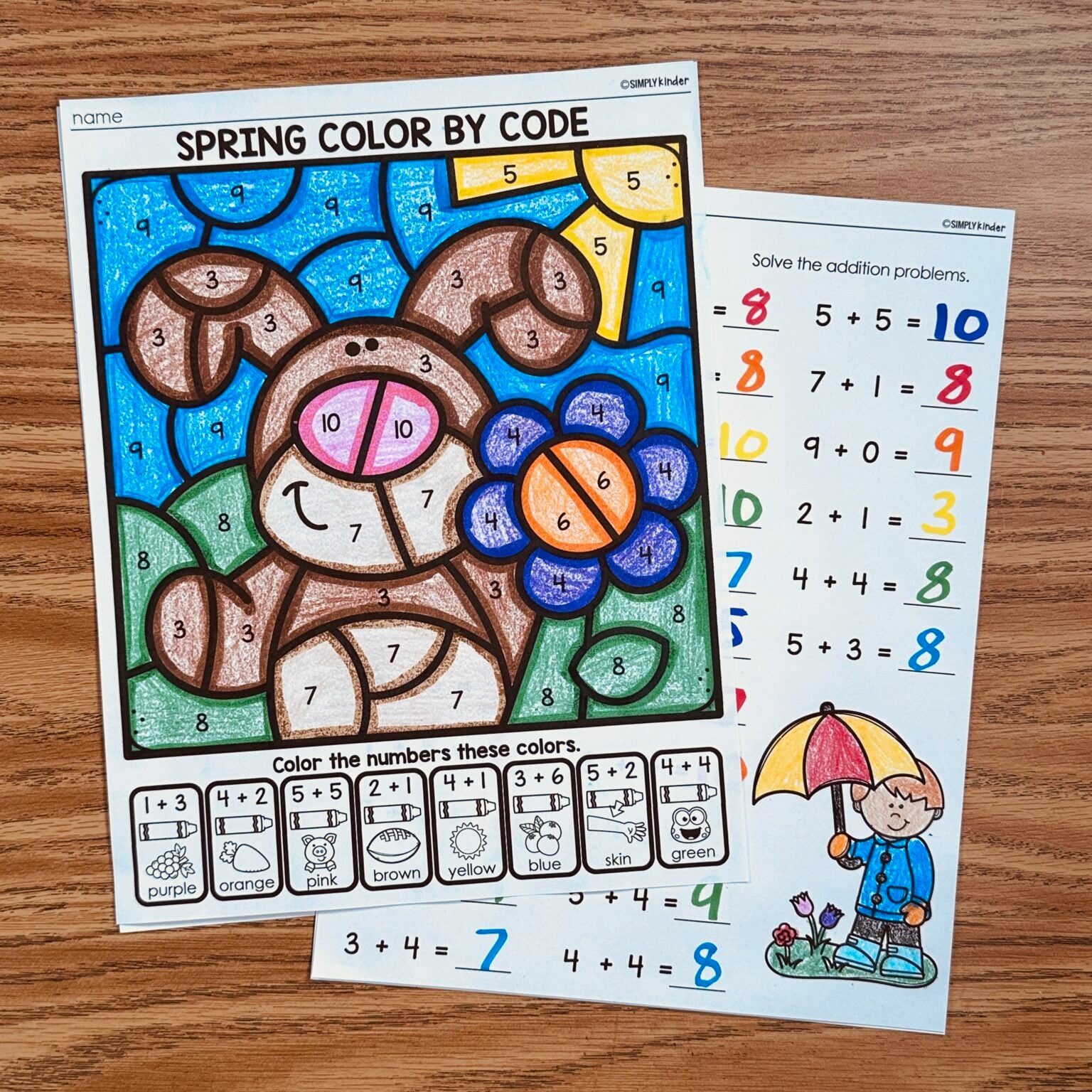 April Addition Printables - Simply Kinder + Printable Membership