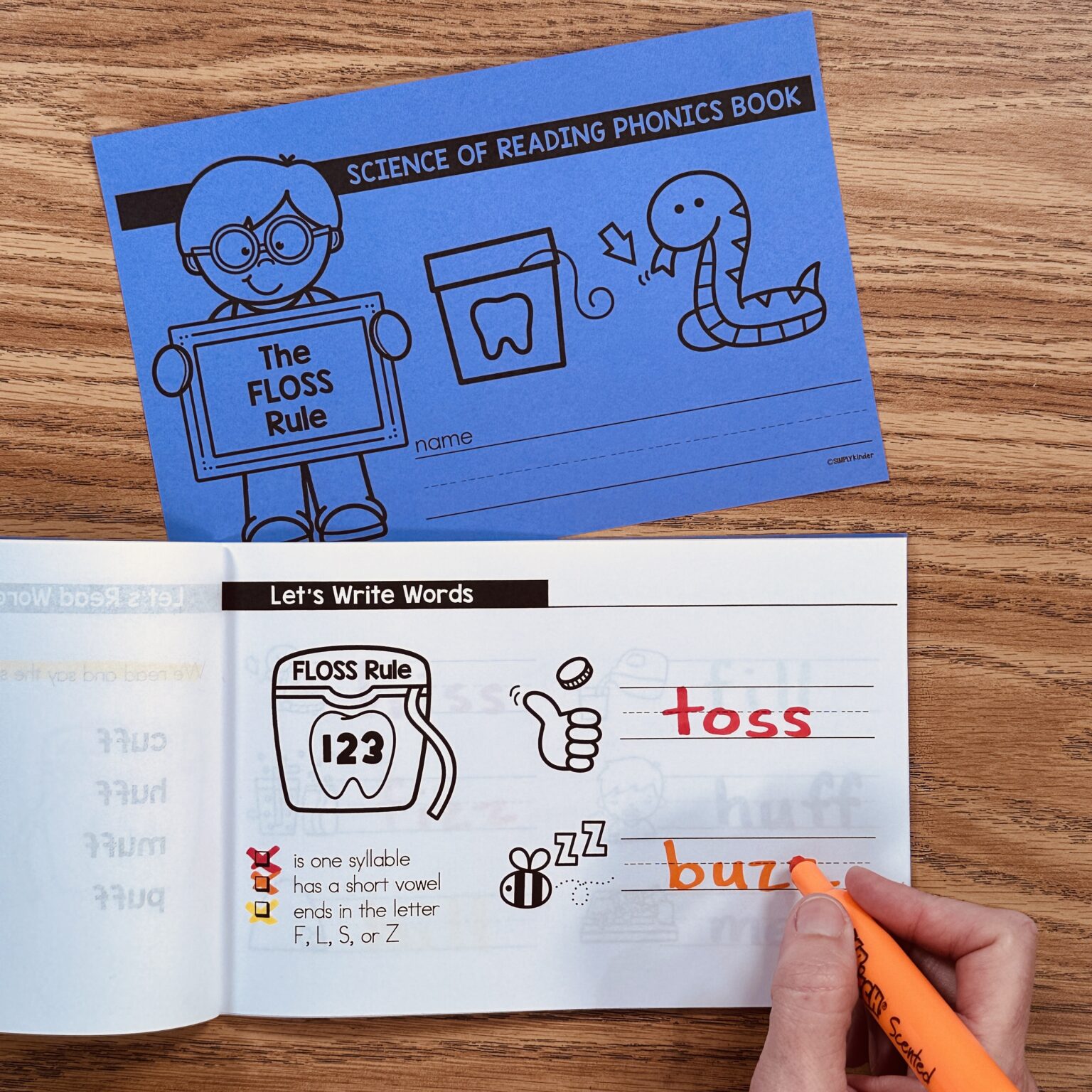 FLOSS Rule Decoding Book - Simply Kinder + Printable Membership