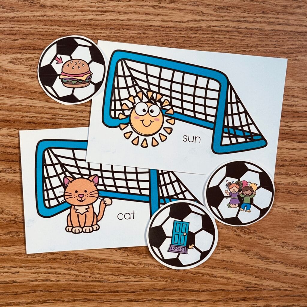 Soccer Rhyming Center - Simply Kinder + Printable Membership