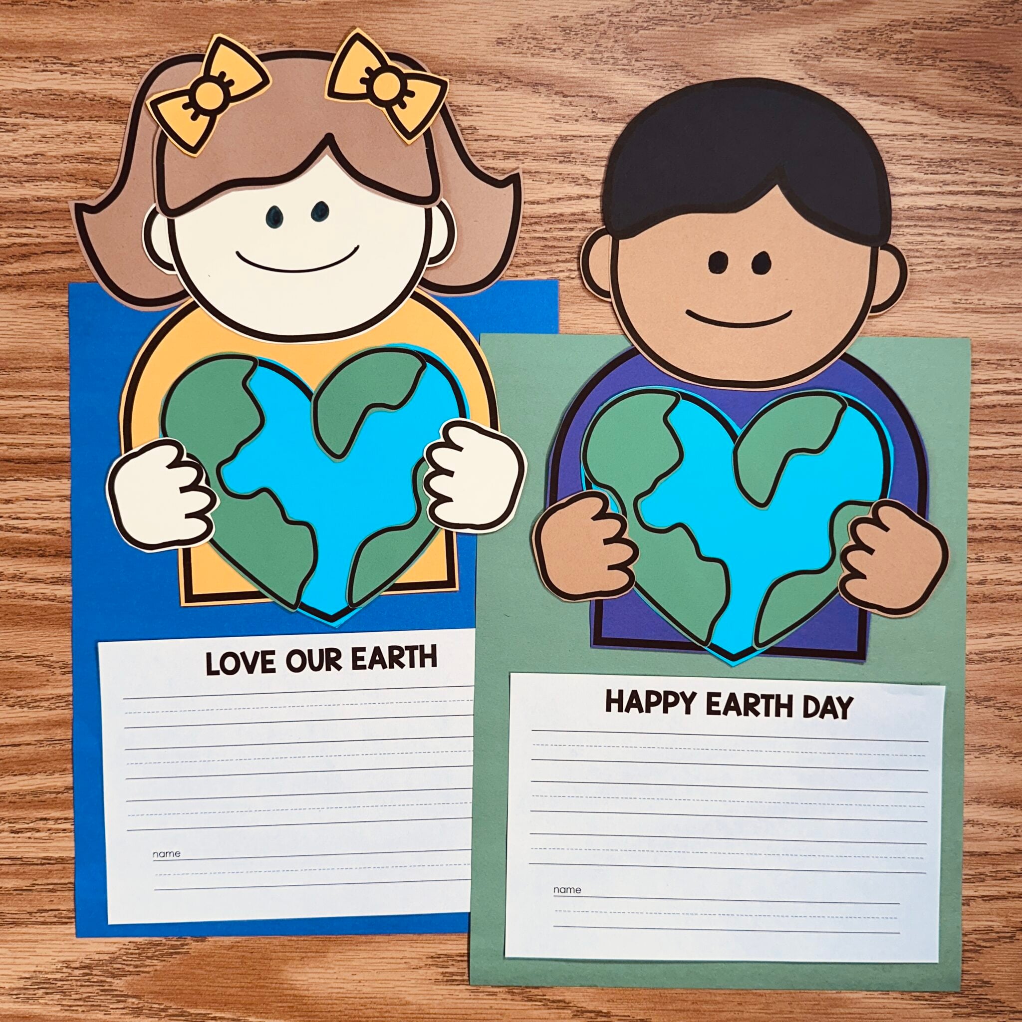 Love Our Earth Bulletin Board Craft - Simply Kinder + Printable Membership