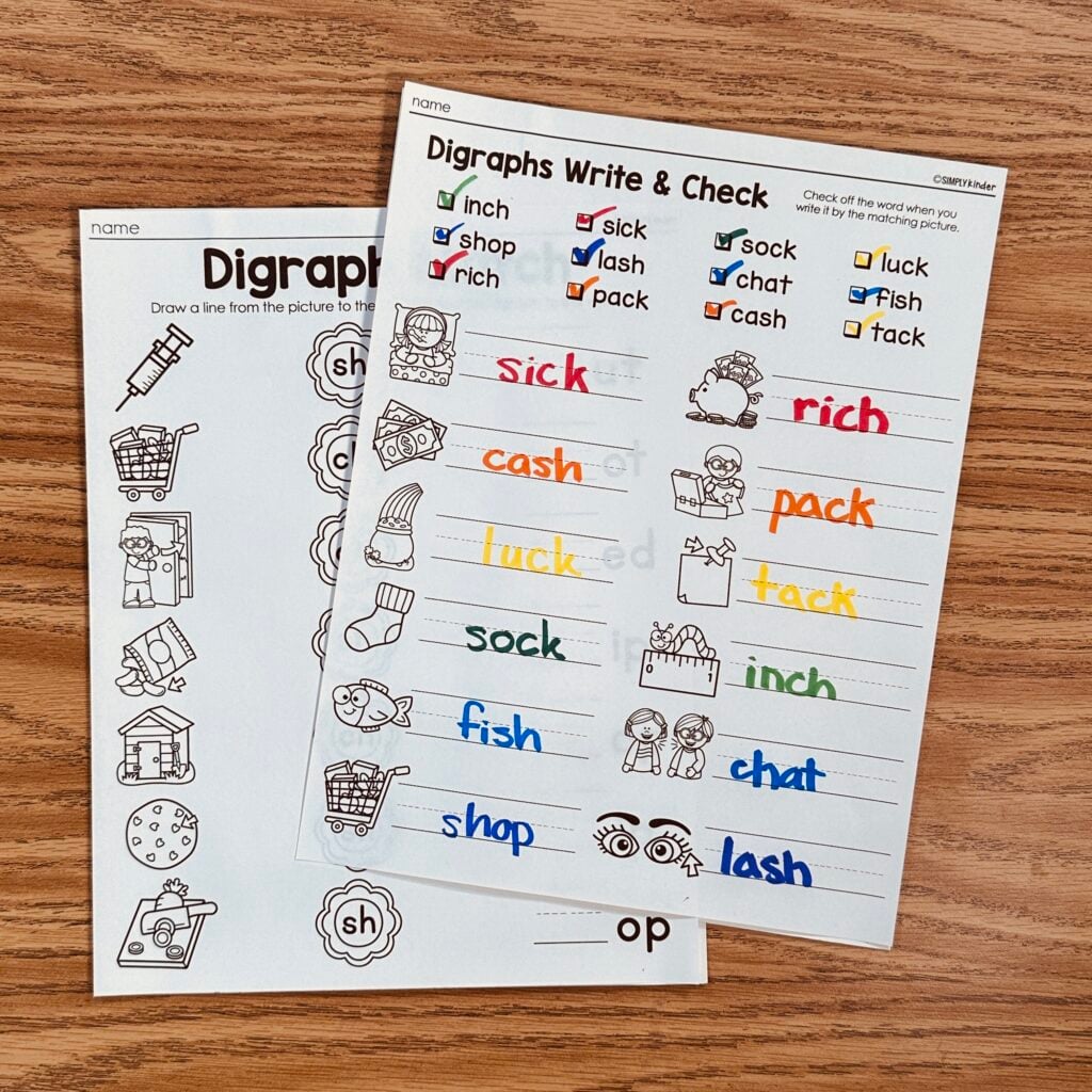 May Digraph Printables - Simply Kinder + Printable Membership