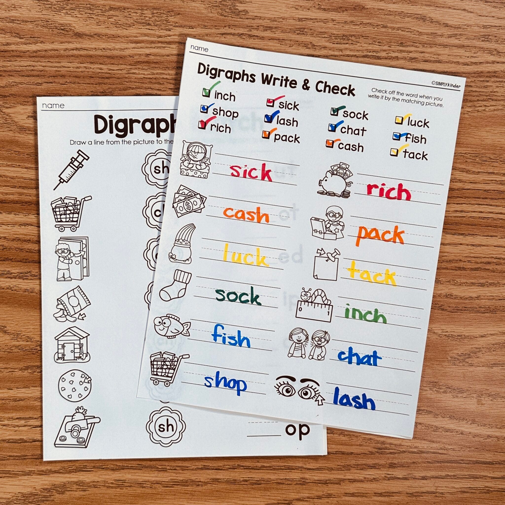 May Digraph Printables - Simply Kinder + Printable Membership