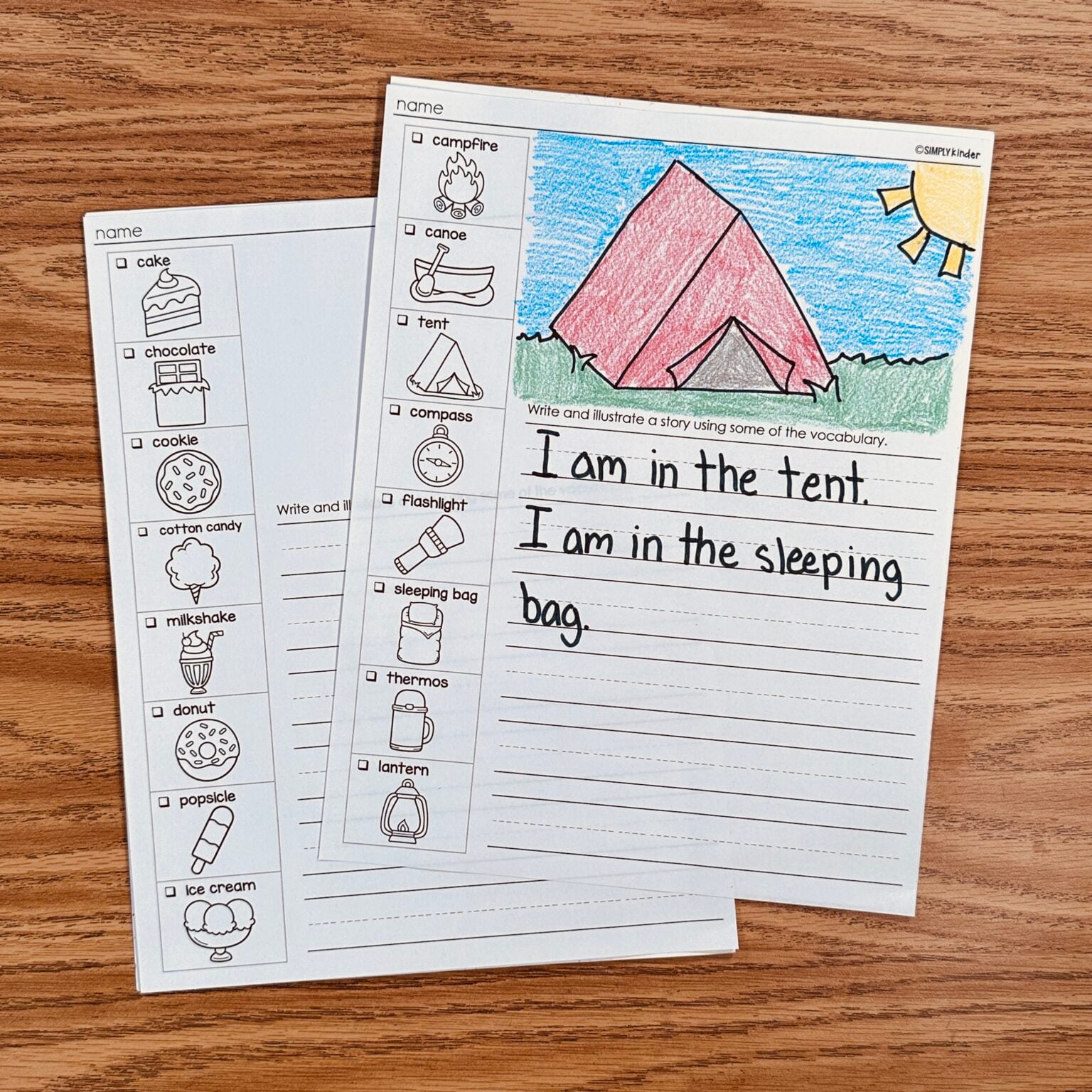 May Writing Printables - Simply Kinder + Printable Membership