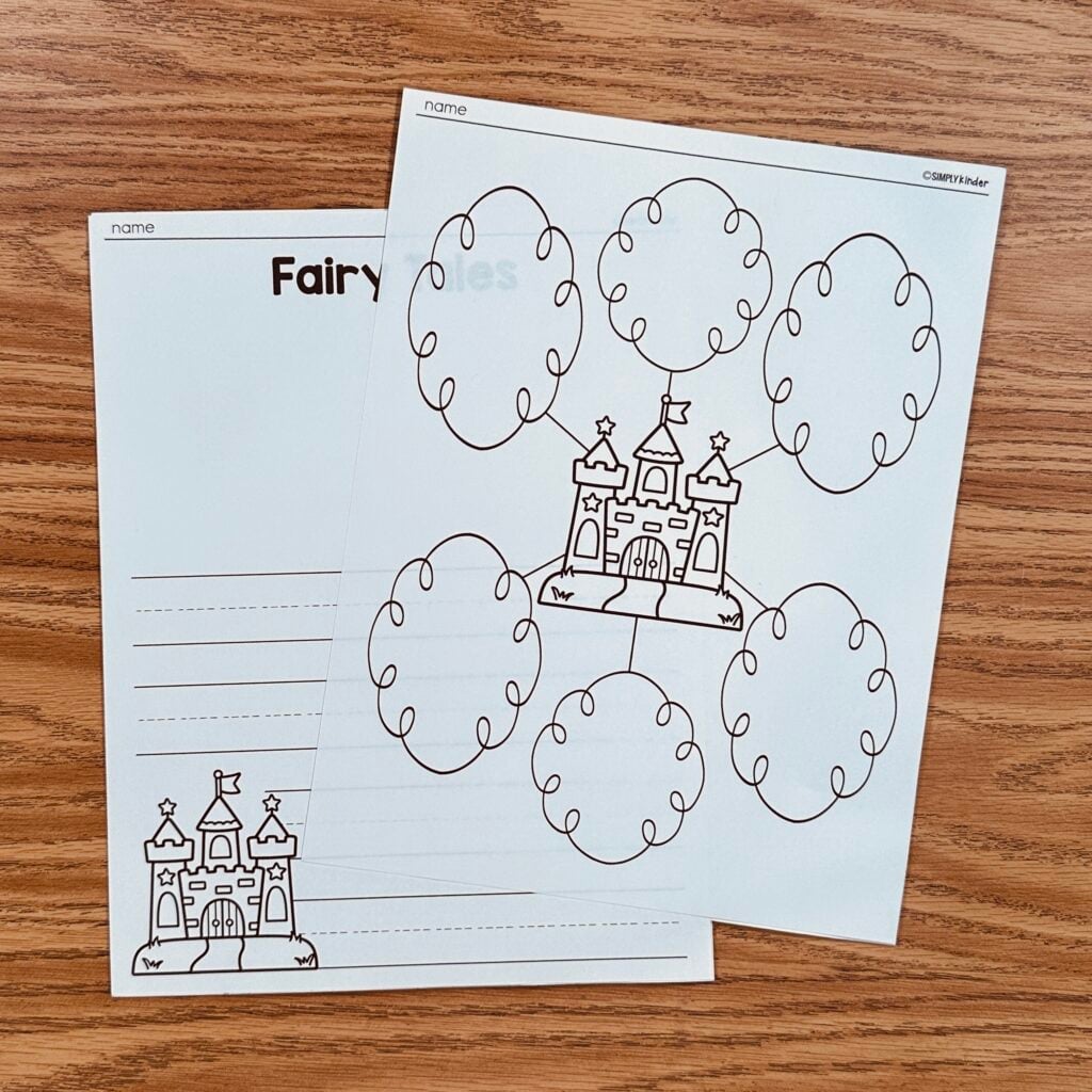 Fairy Tale Writing Printables - Simply Kinder + Printable Membership