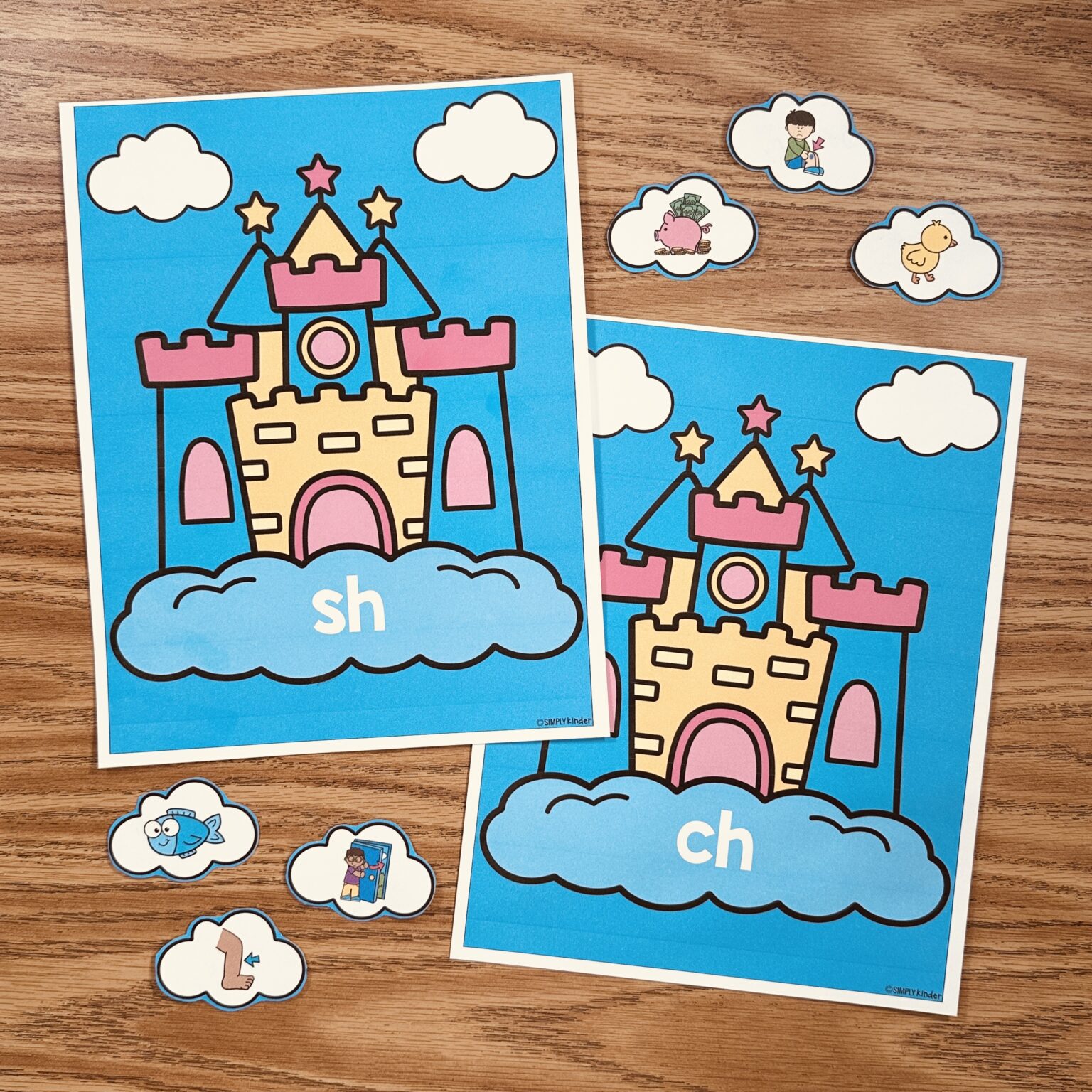 Fairy Tale Digraph Sort Center - Simply Kinder + Printable Membership