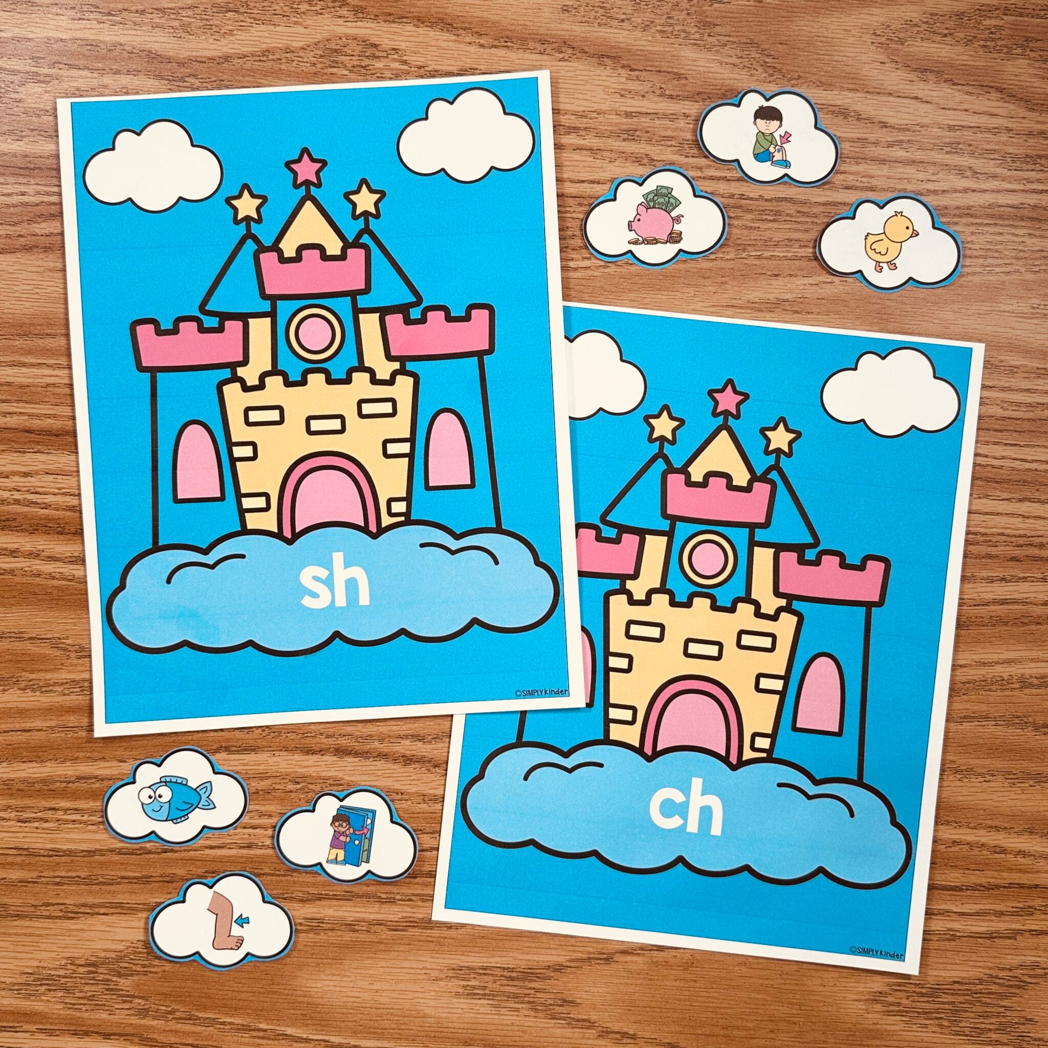 Fairy Tale Digraph Sort Center - Simply Kinder + Printable Membership